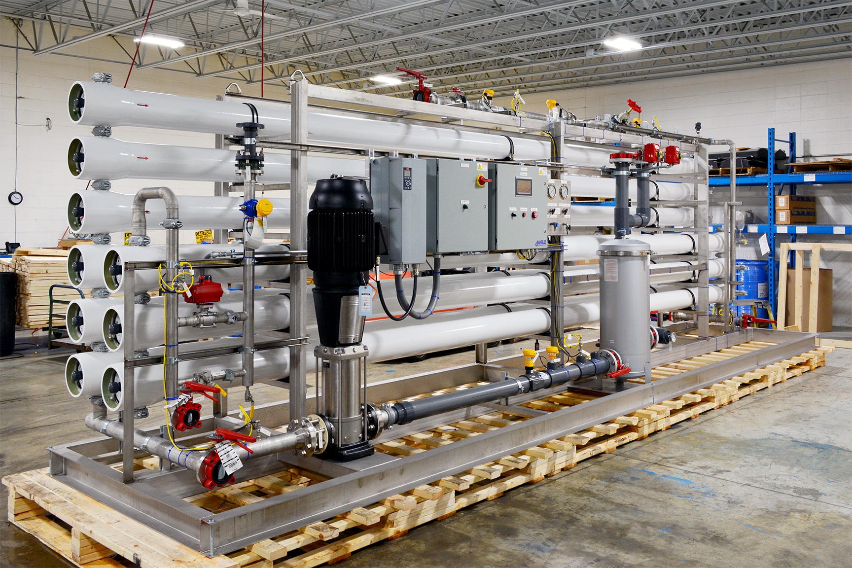 300 GPM Reverse Osmosis RO Membrane System MARLO 300 GPM Reverse Osmosis RO Membrane System MARLO